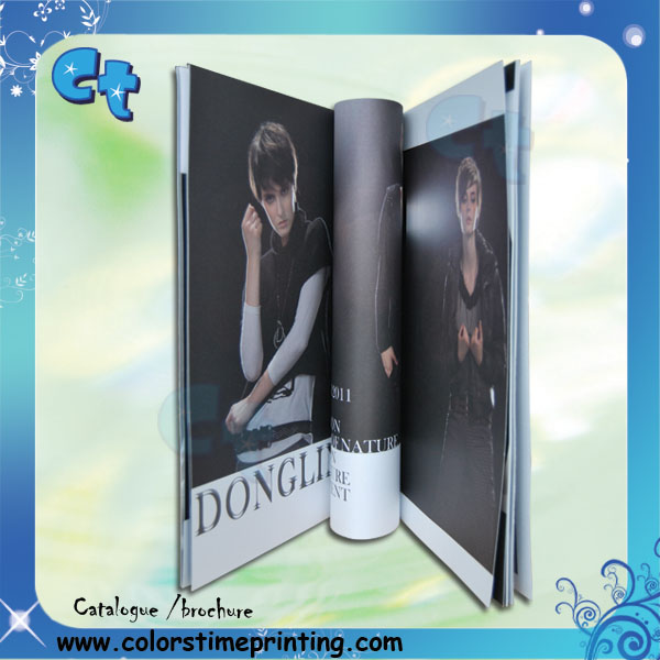 Matt lamination brochure/laminated brochure printing service